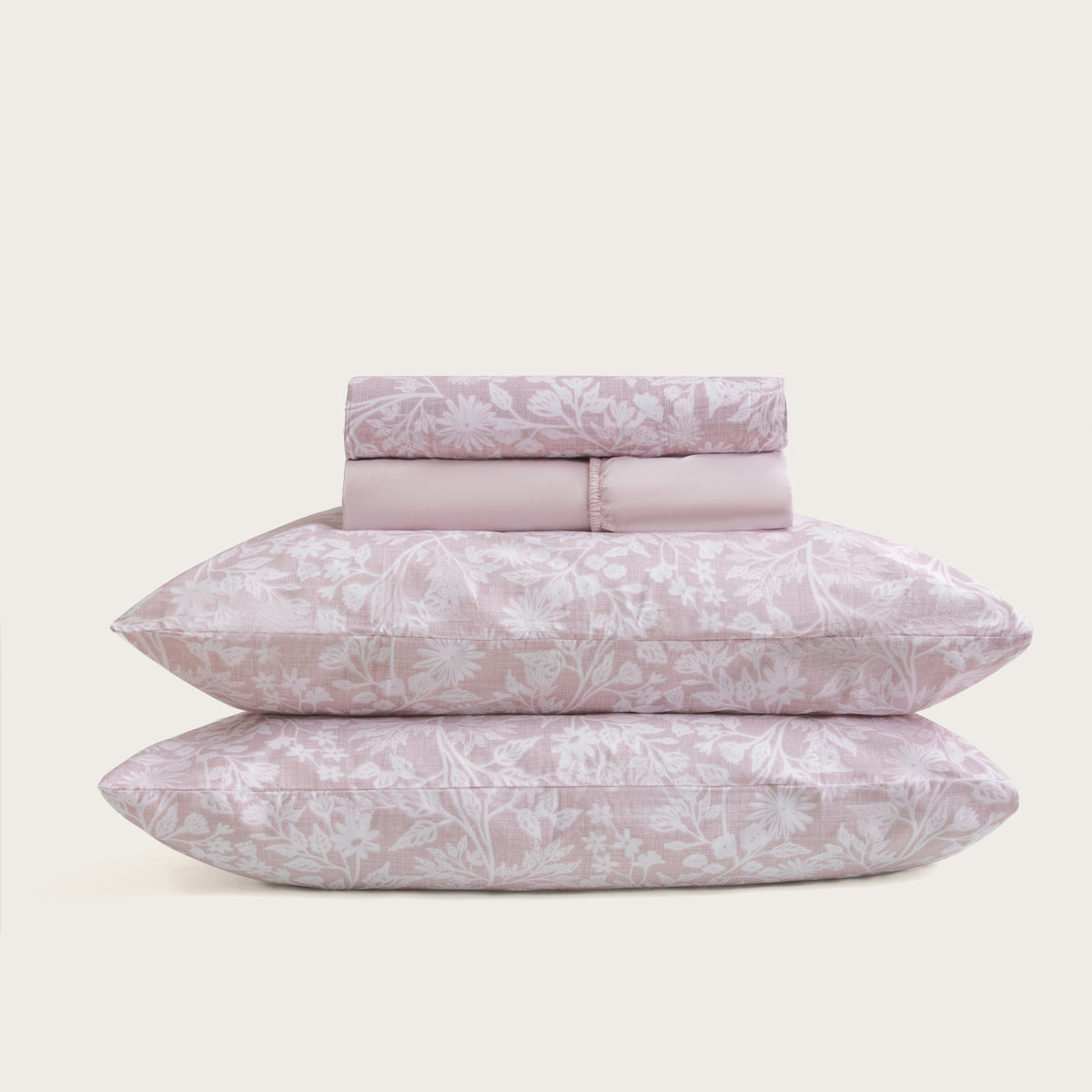Azalea Printed Sheet Set - 150 Thread Count Cotton - Makeup – Don Algodón